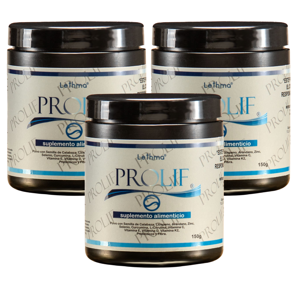 Suplemento alimenticio 3 botes de 150g Prolif - 90 tomas - Prolif