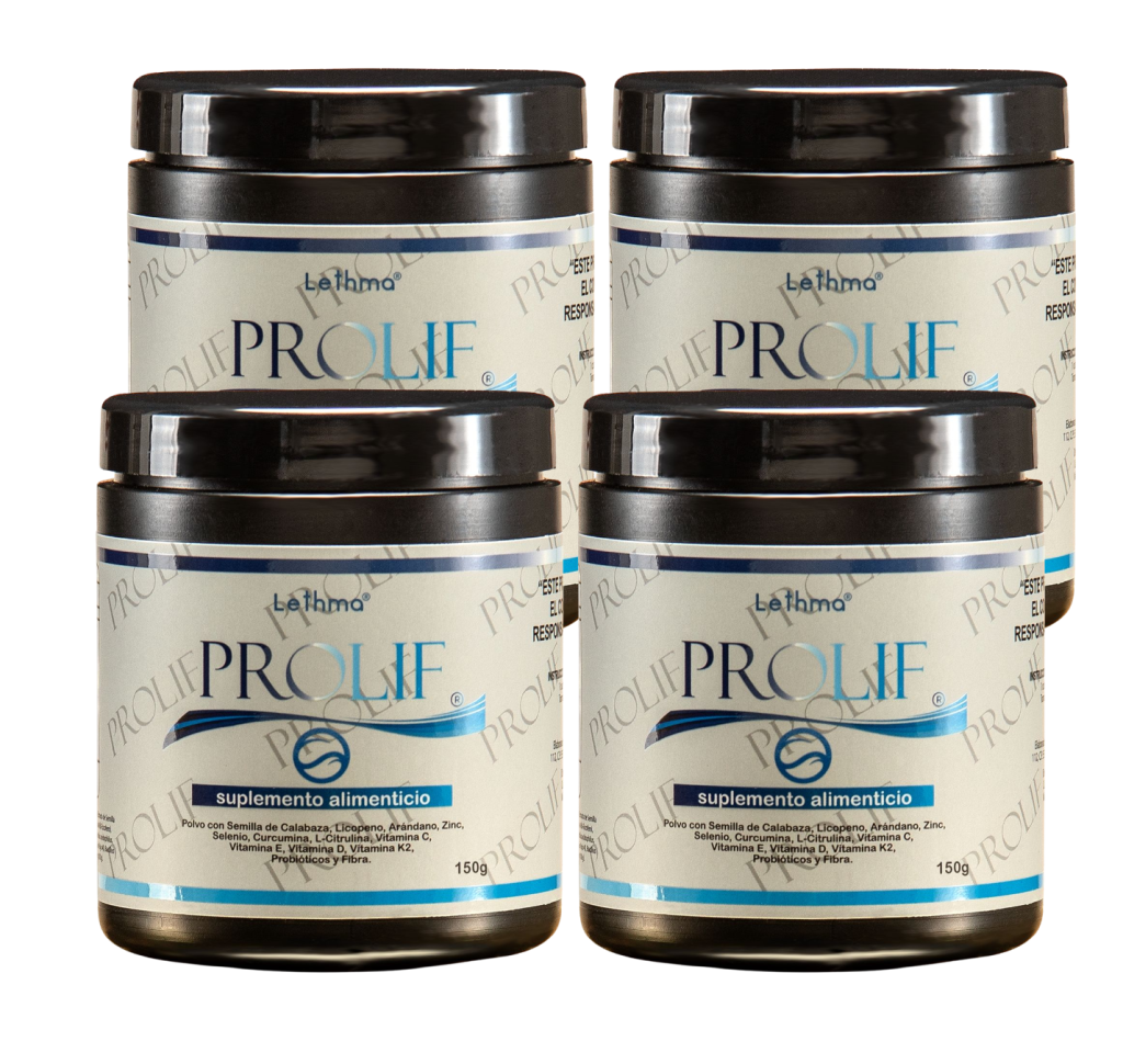 Suplemento alimenticio 4 botes de 150g Prolif - 120 tomas - Prolif